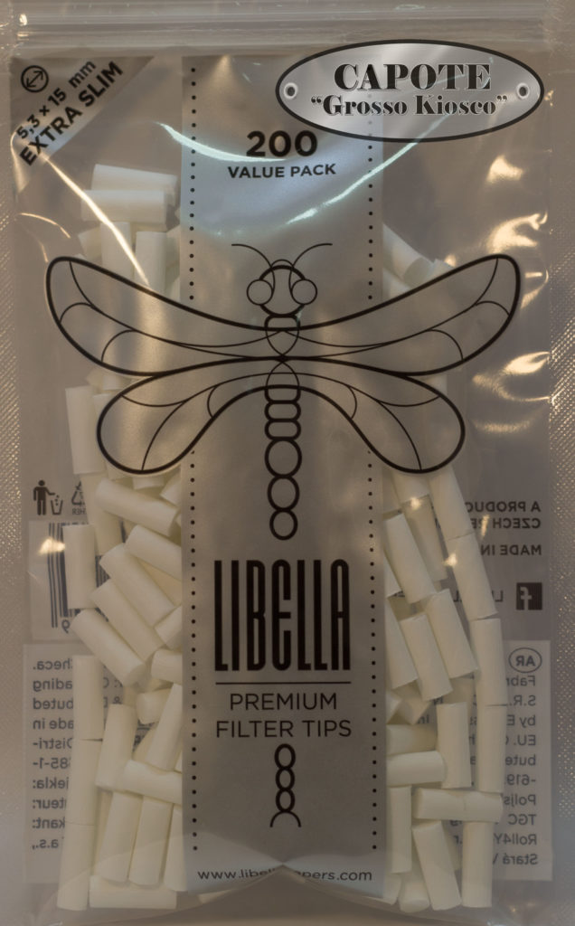 Filtros, “Libella” Extra Slim 5.3mm 200u – Capote Grosso Kiosco